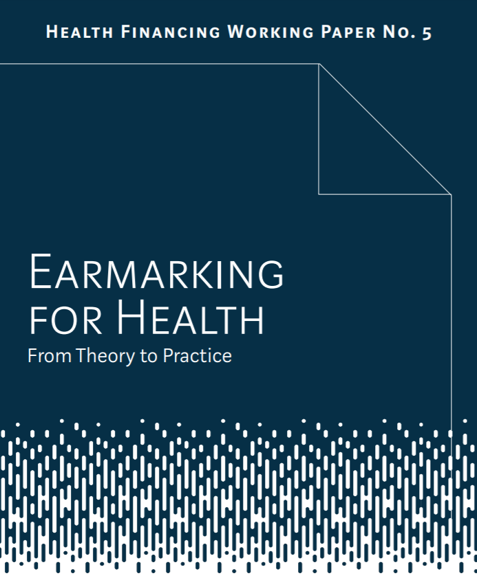 Earmarking for Health: From Theory to Practice - Linked Immunisation ...